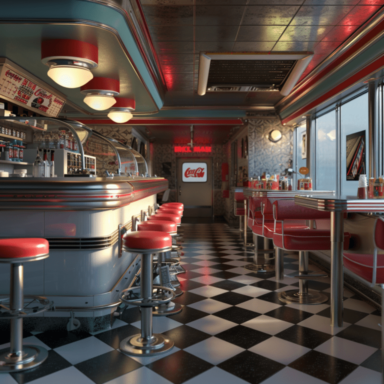 The Rise of the 1950s Diner Aesthetic: A Nostalgic Journey - Vintage ...